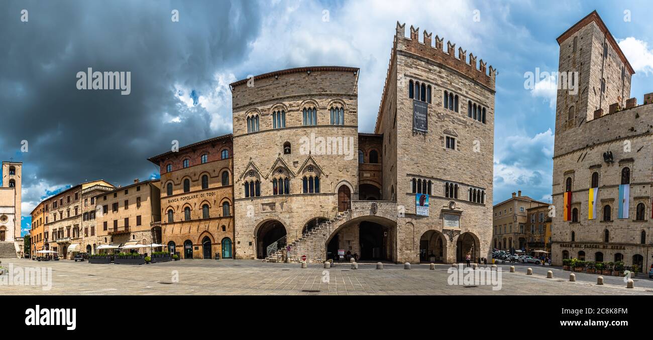 Todi, a terrace on Umbria, a jewel of art and culture. The ideal city ...