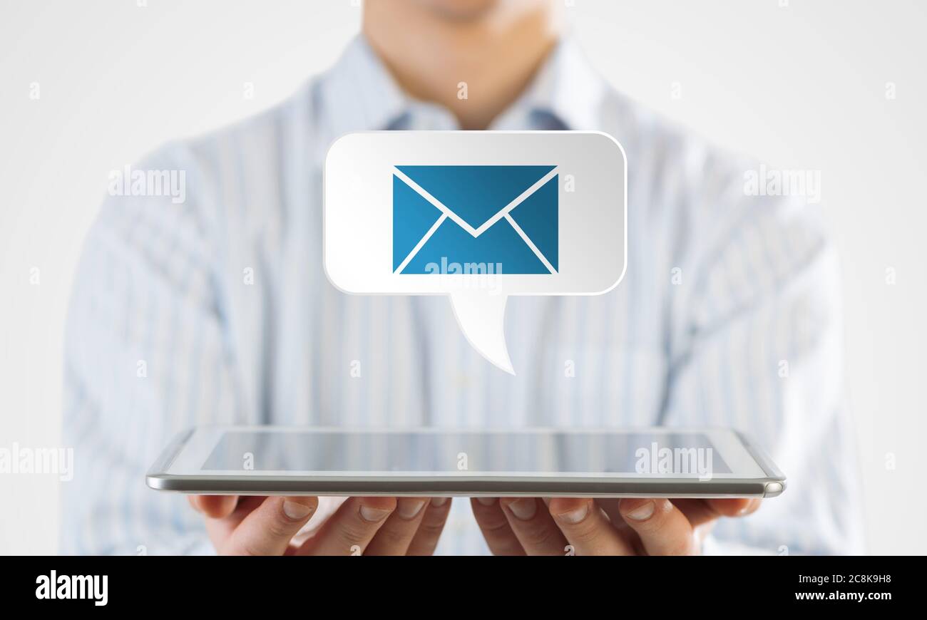 Email application icon Stock Photo - Alamy