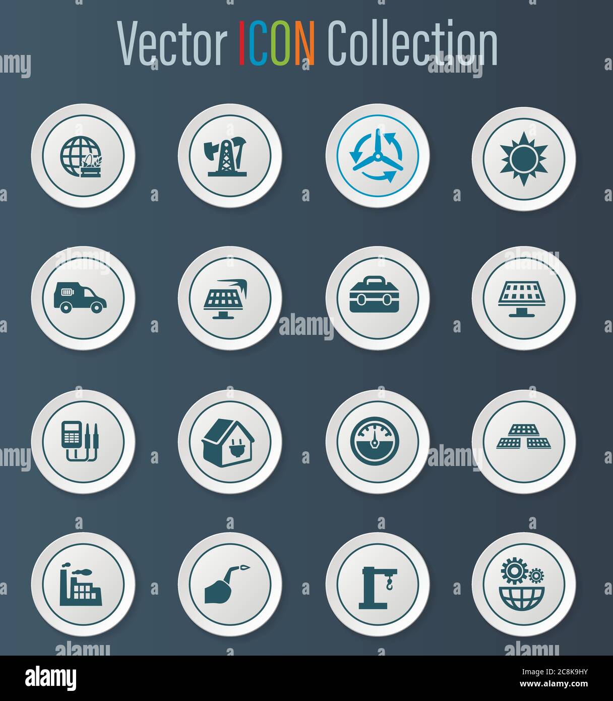 Alternative energy icons set Stock Vector Image & Art - Alamy