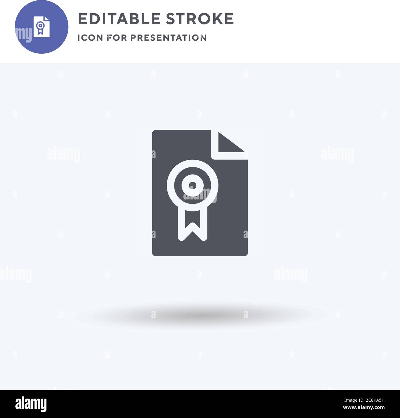 Reward icon vector, filled flat sign, solid pictogram isolated on white ...