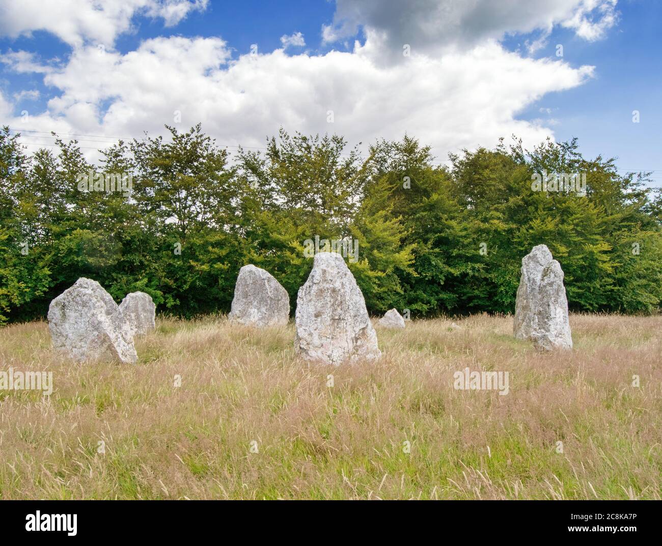 Duloe Stone Circle, Ancient Site, Cornwall UK Stock Photo - Alamy