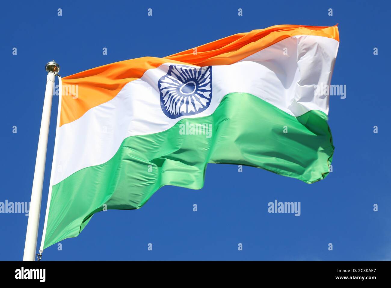 Indian flag blue background hi-res stock photography and images - Alamy