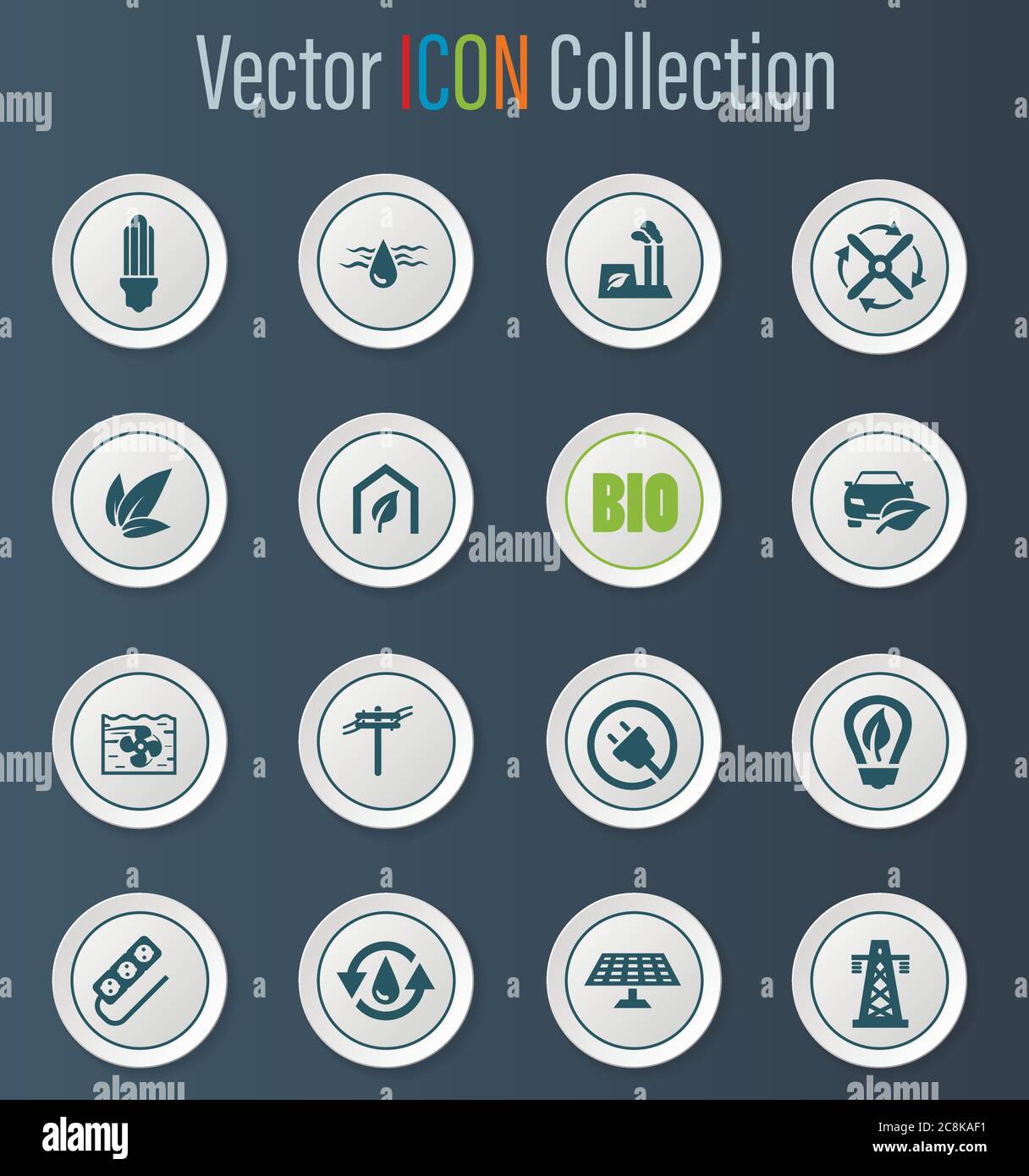 Alternative energy icons set Stock Vector Image & Art - Alamy