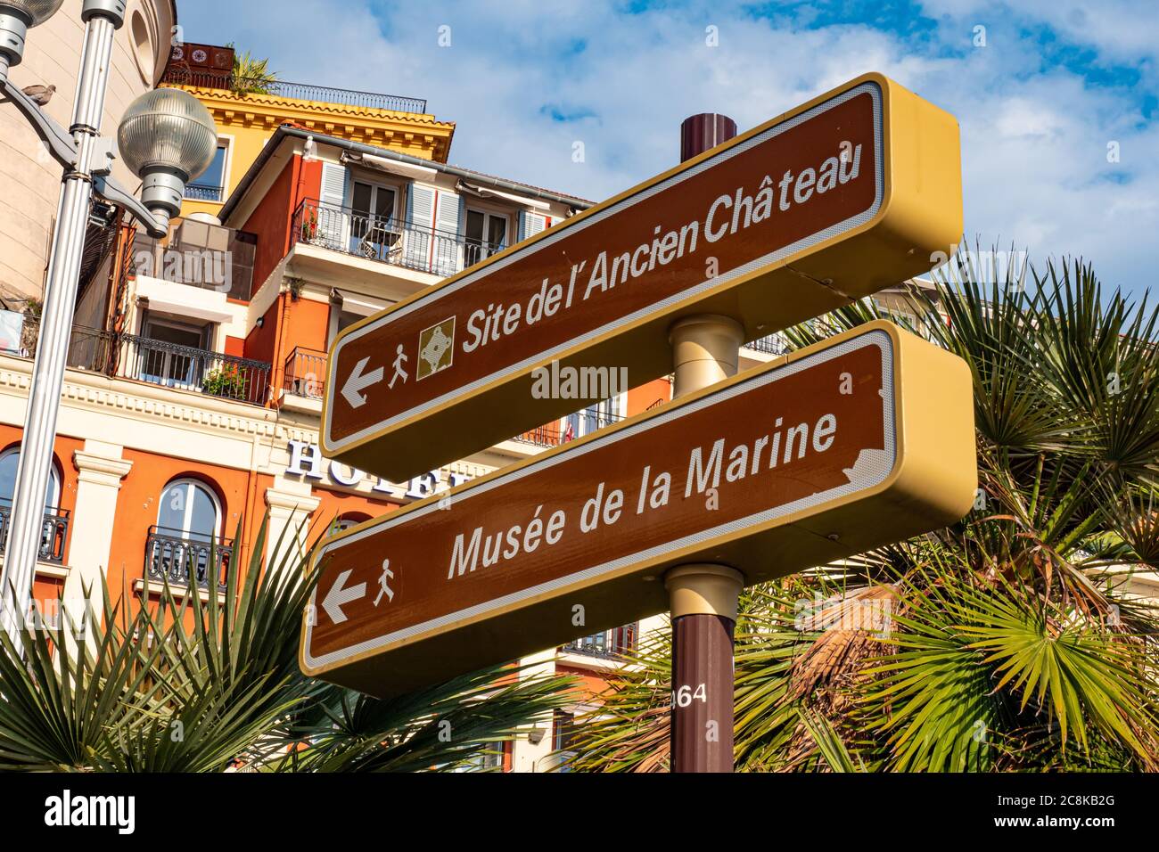 Nice road signs street hi-res stock photography and images - Alamy