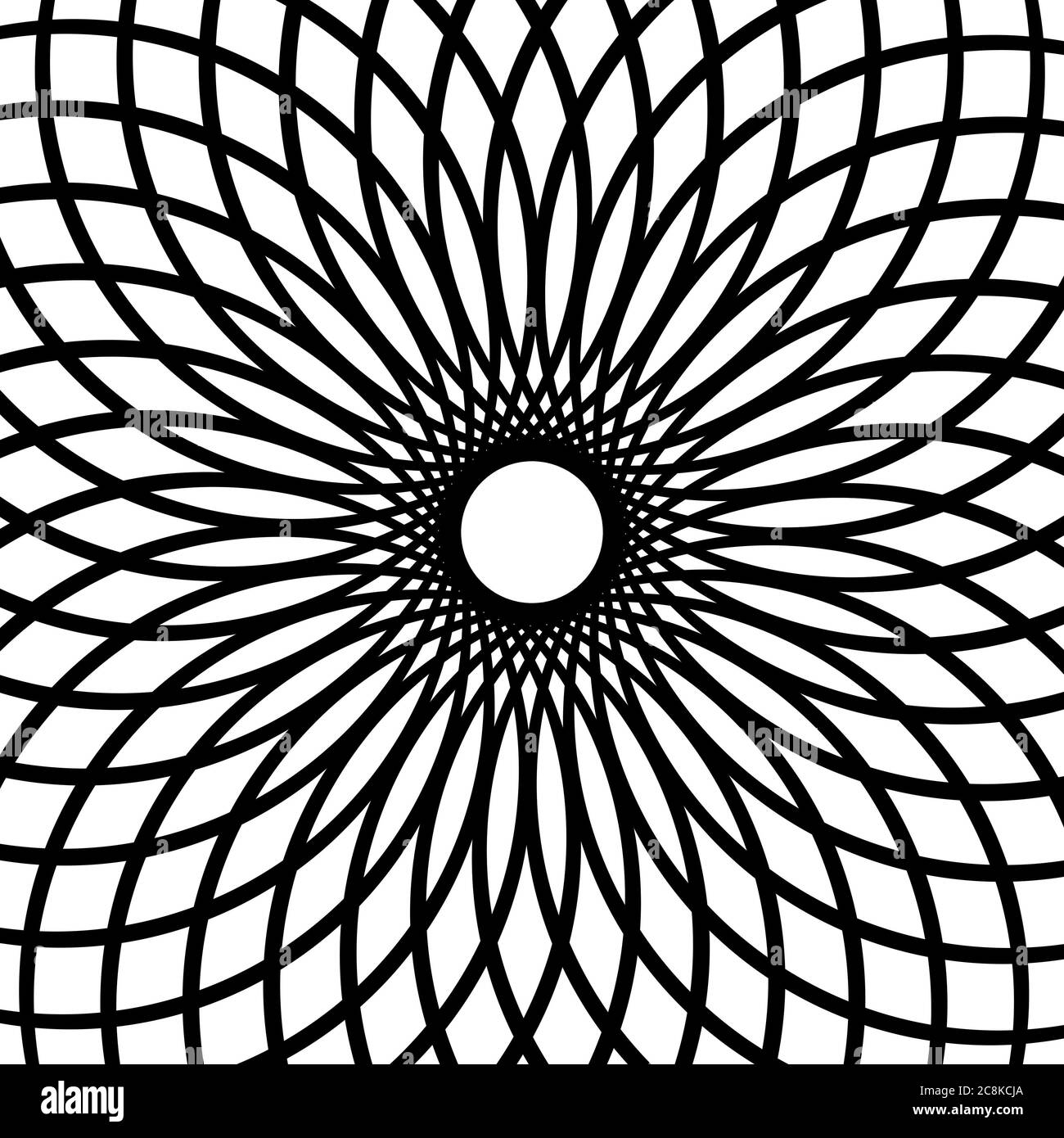 Circular design illustration. Infinity circular design illustration ...