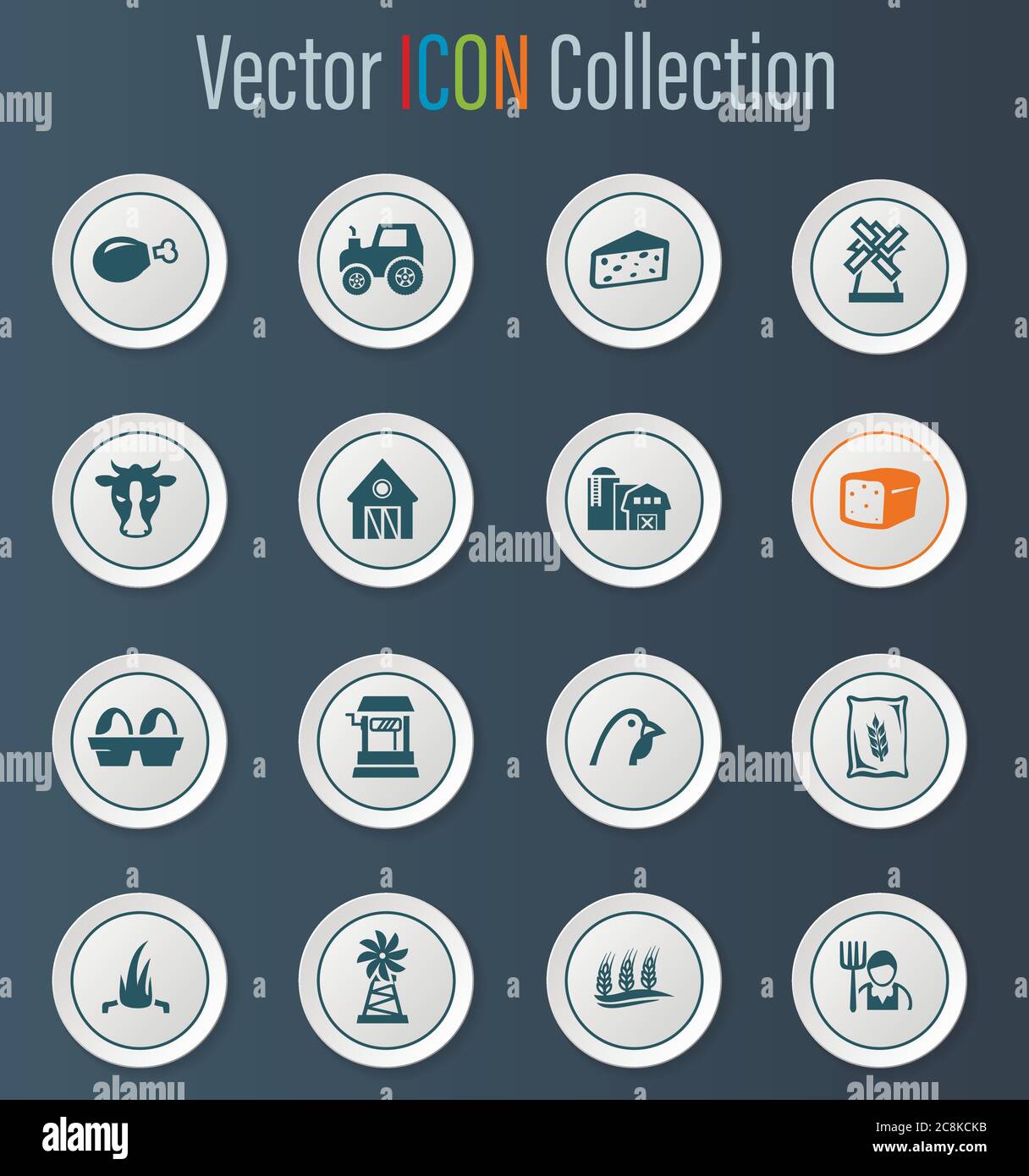 Agriculture and farming icons set Stock Vector Image & Art - Alamy