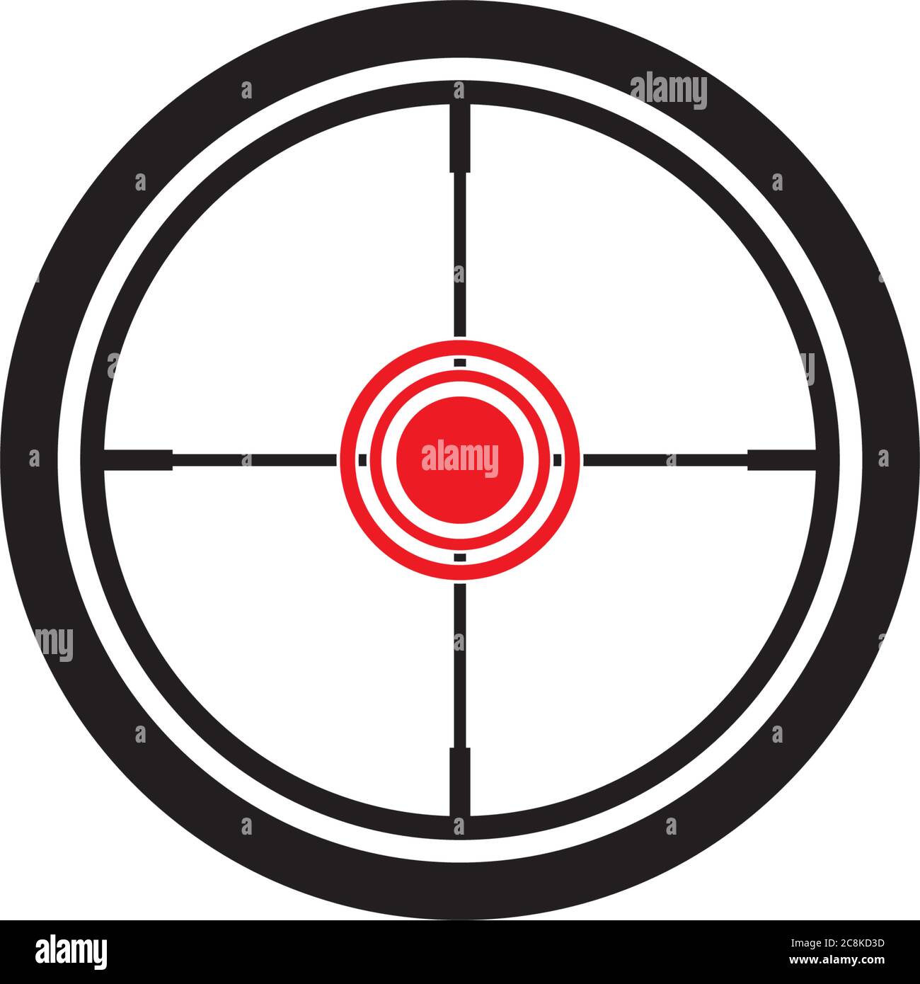 target vector icon illustration design template Stock Vector Image ...