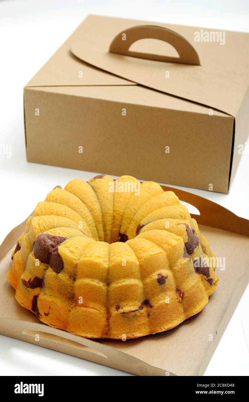 Delicious Marble Cake or Marmer Cake Stock Photo - Alamy