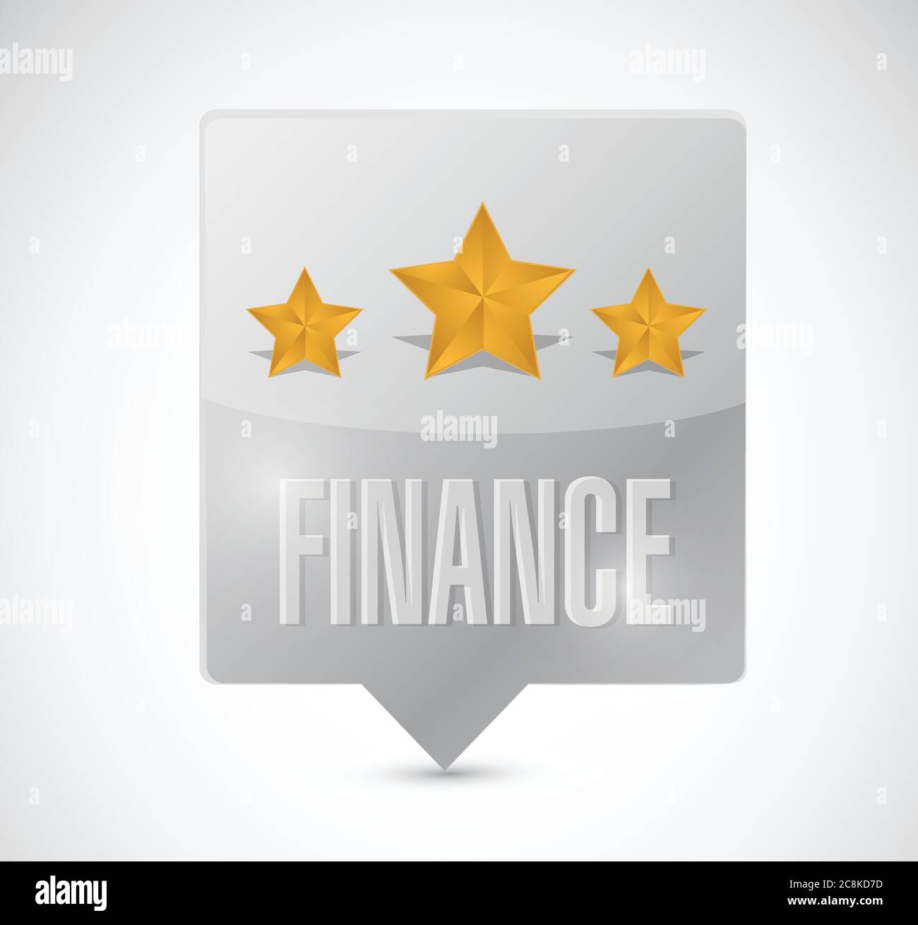 Finance message illustration design over a white background Stock ...