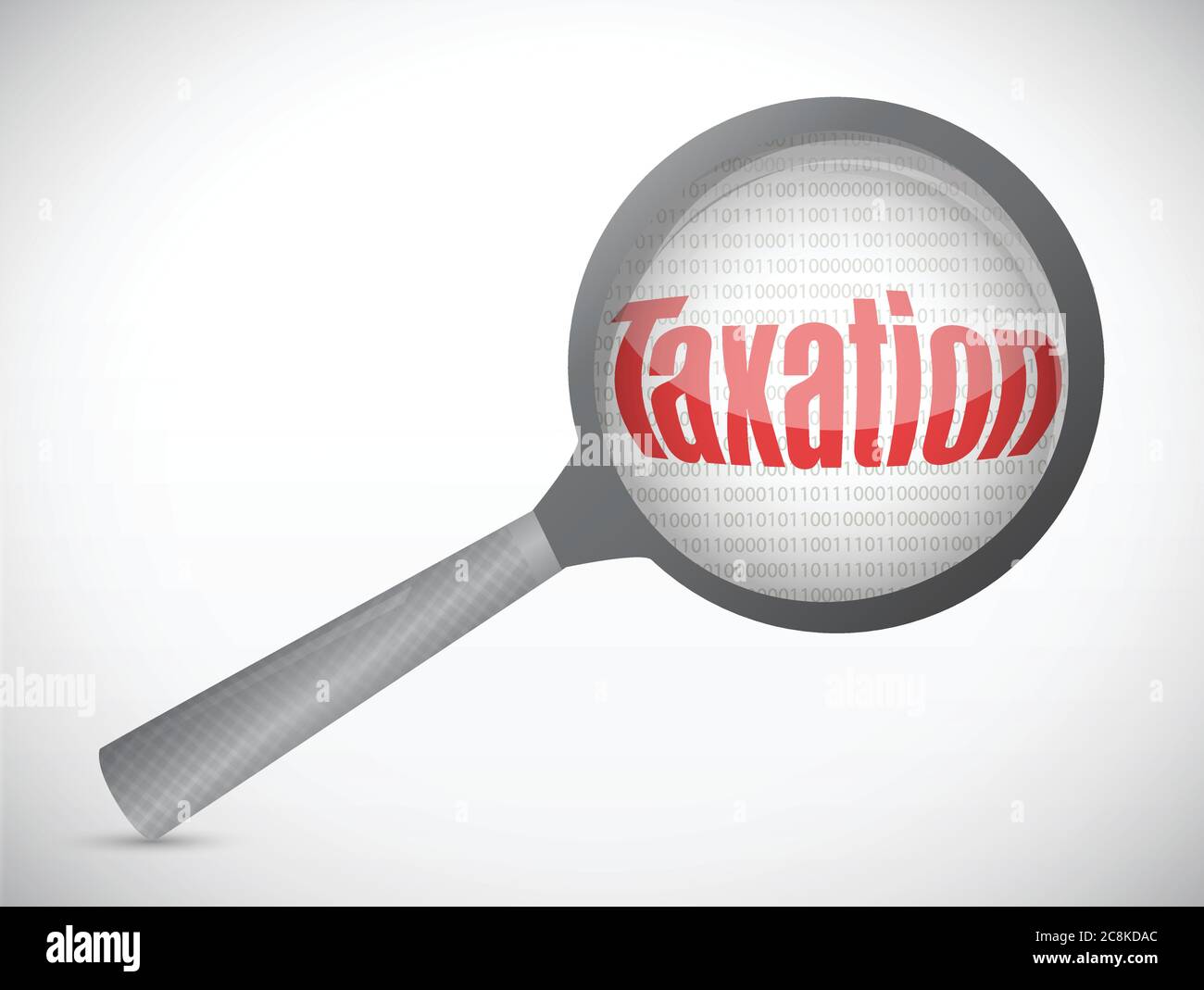 Taxation concept illustration design over a white background Stock ...