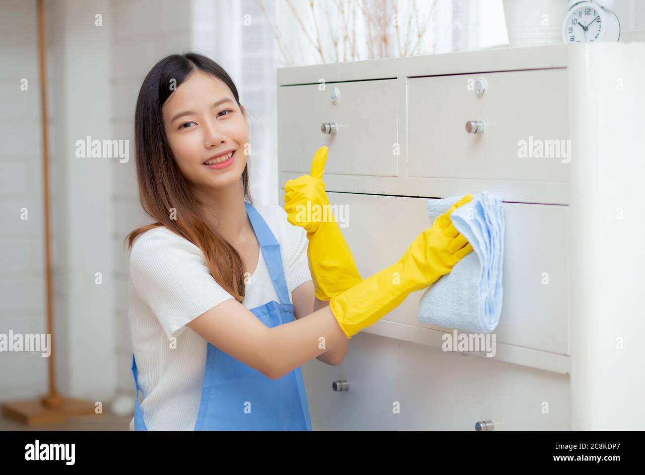 Young pretty housemaid in uniform hi-res stock photography and images ...