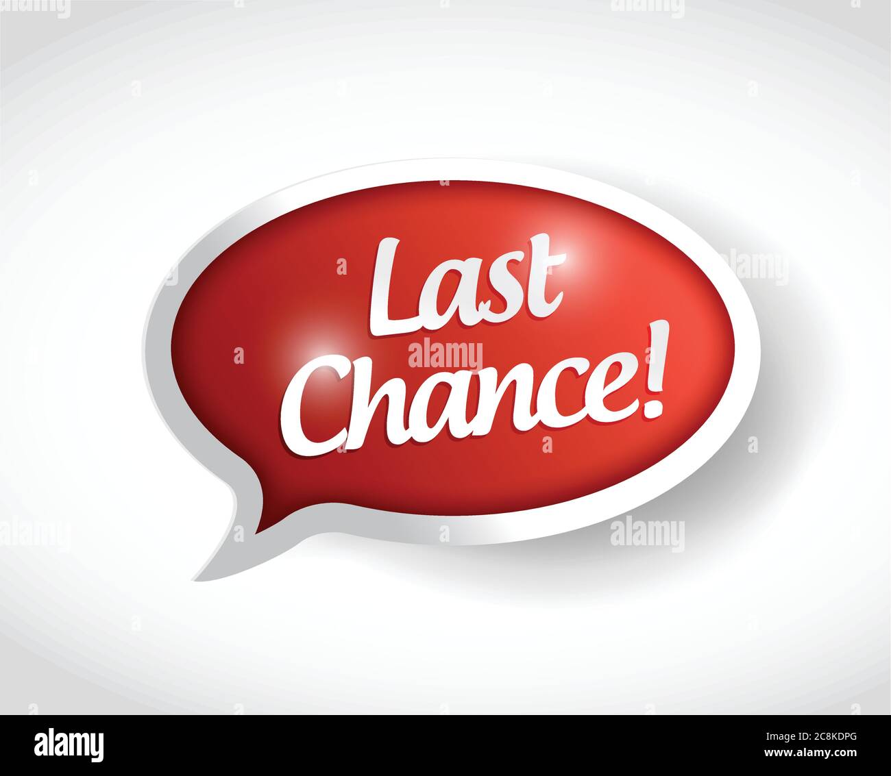 Last opportunity last change Stock Vector Images - Alamy