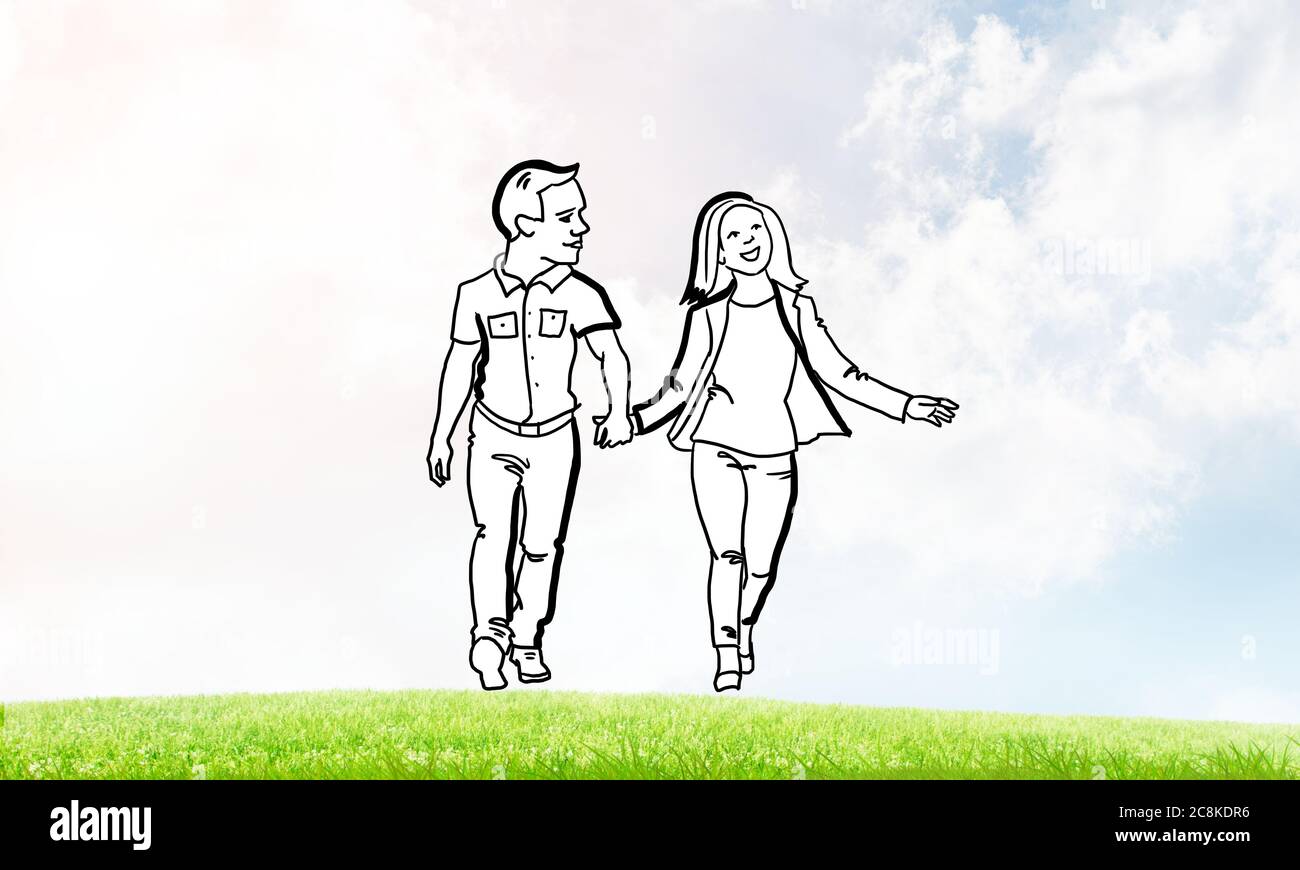 We are happy together Stock Photo - Alamy