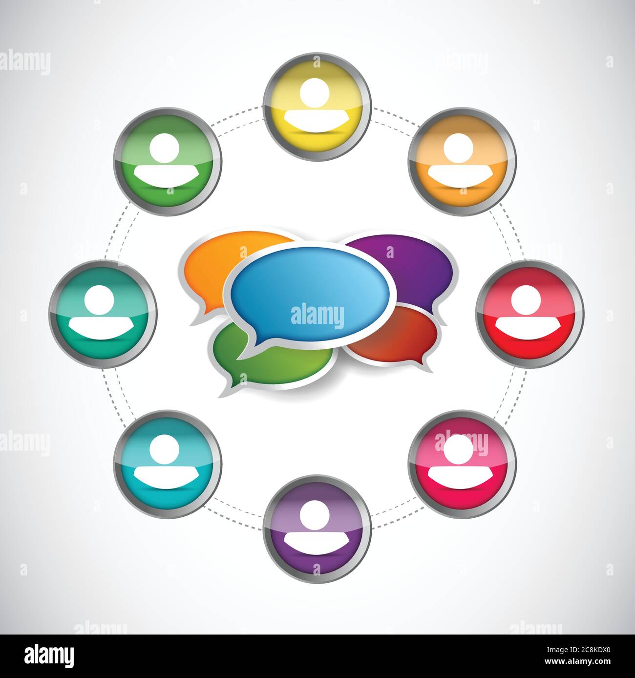 Communication diagram hi-res stock photography and images - Alamy