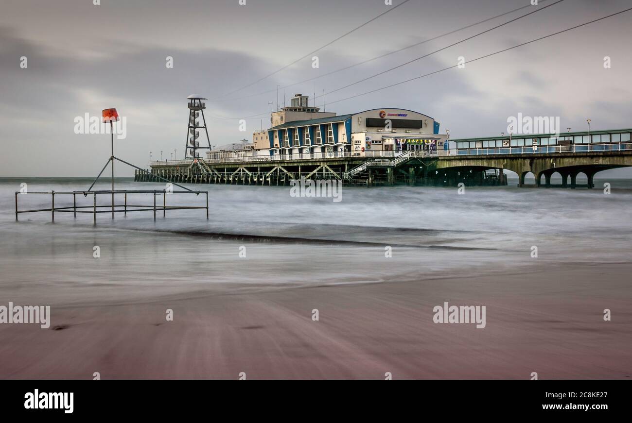 Bournemouth pier zip hi-res stock photography and images - Alamy