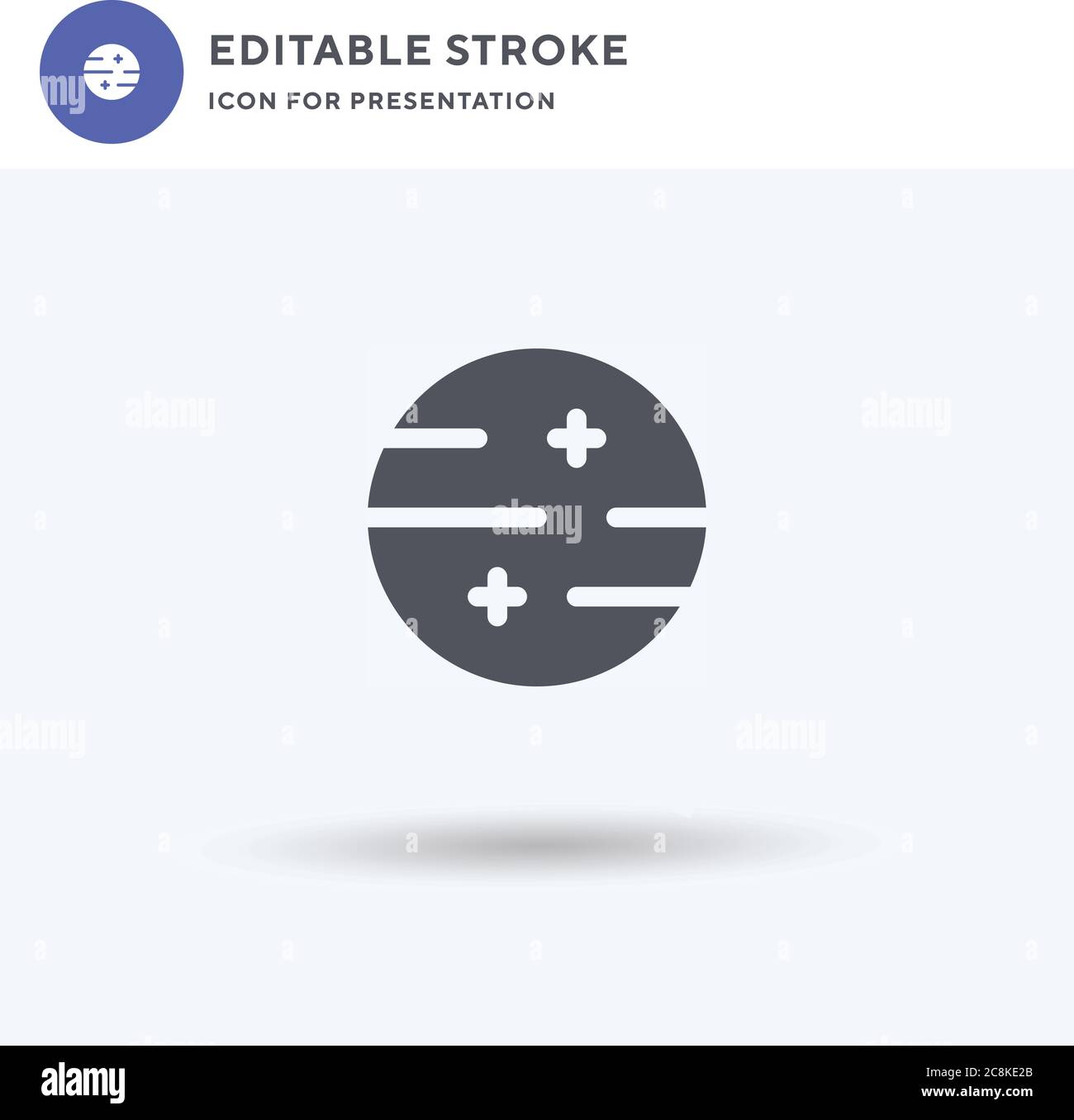 Mercury icon vector, filled flat sign, solid pictogram isolated on ...