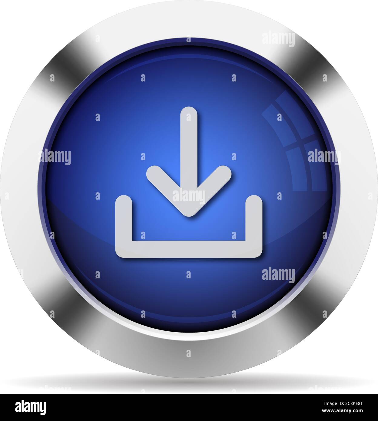 Download button vector vectors hi-res stock photography and images - Alamy