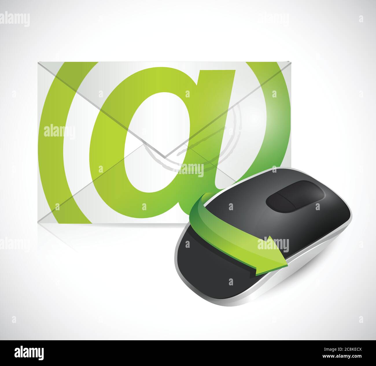 Mailing with the mouse Stock Vector Images - Alamy