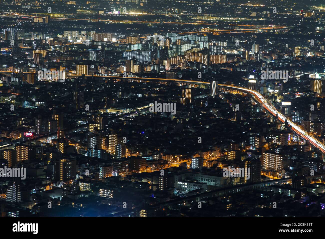 Aerial japan night hi-res stock photography and images - Alamy