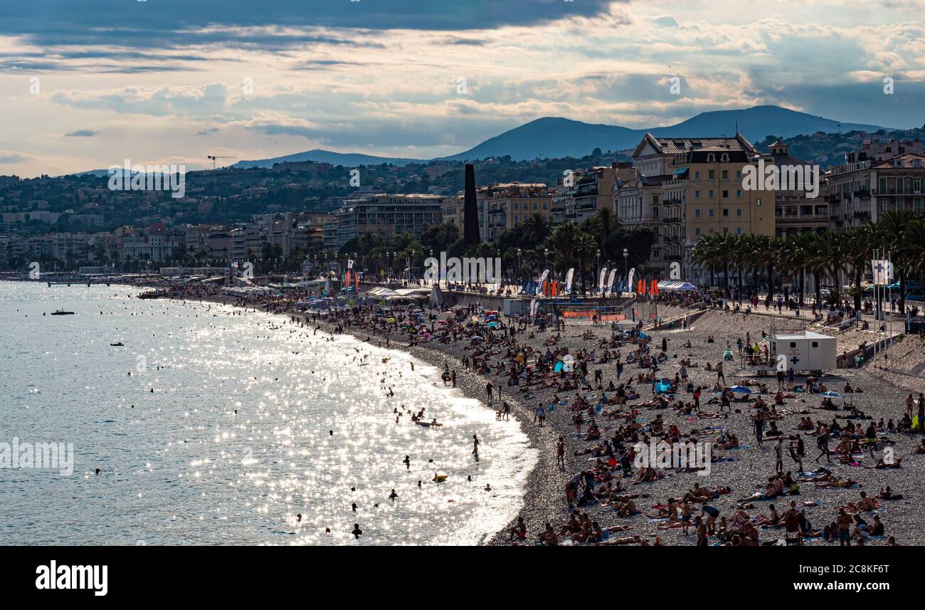 Nice at the French Riviera is a busy place in summer - CITY OF NICE ...