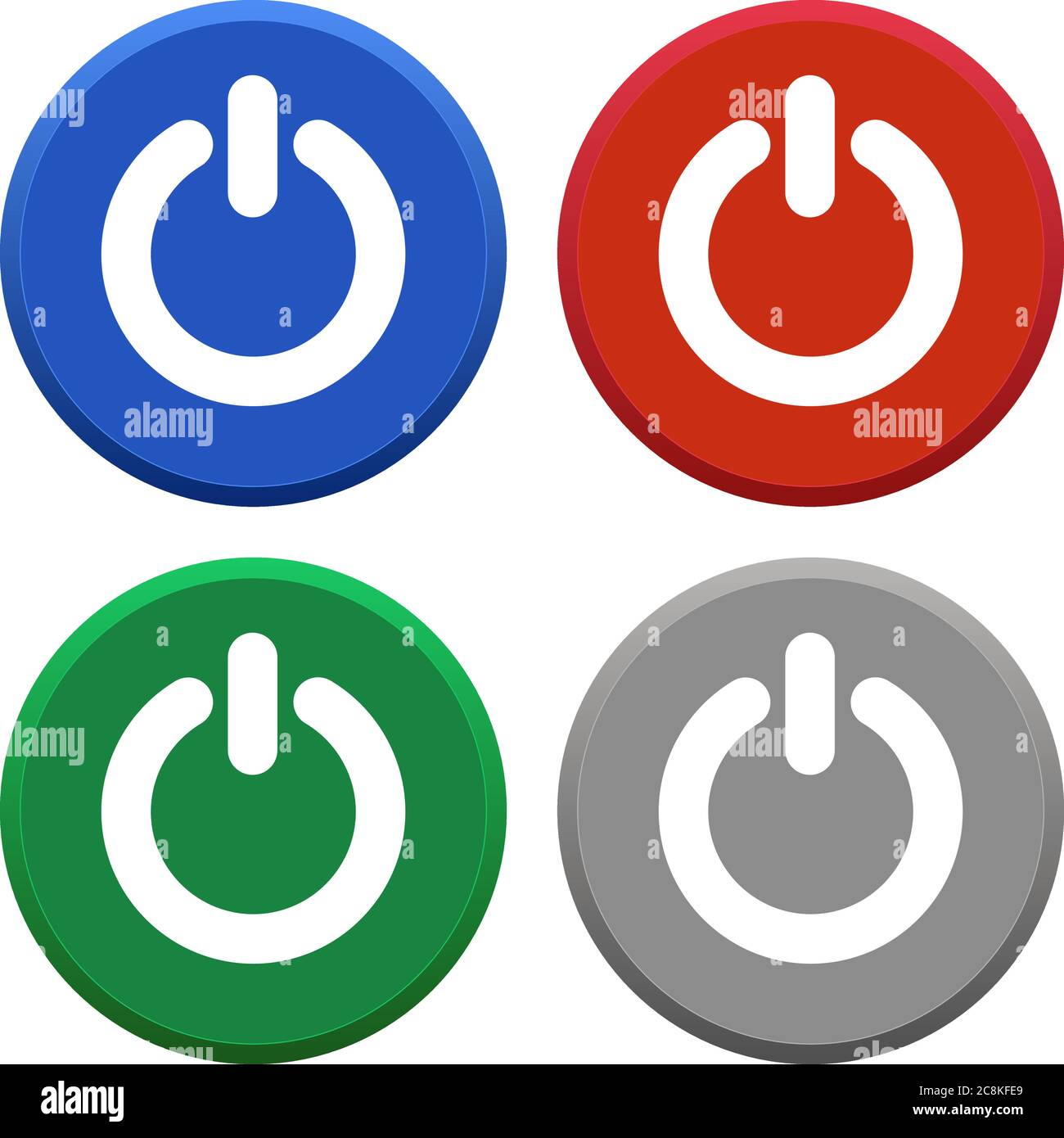 Poweroff icon hi-res stock photography and images - Alamy