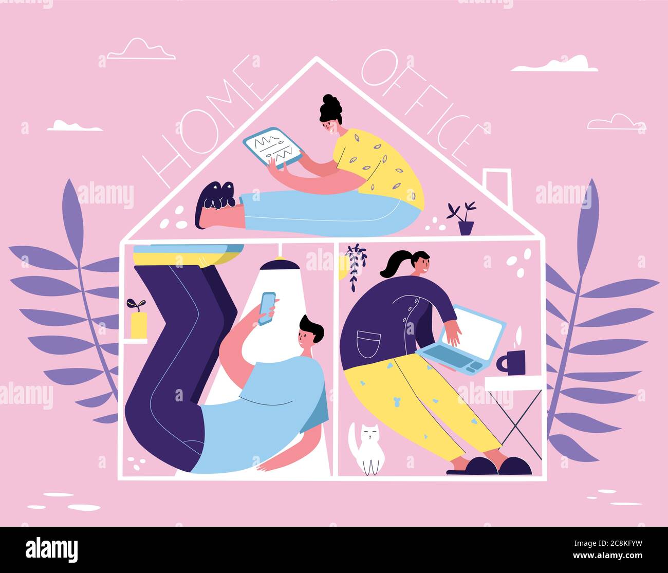 People from a distance Stock Vector Images - Alamy