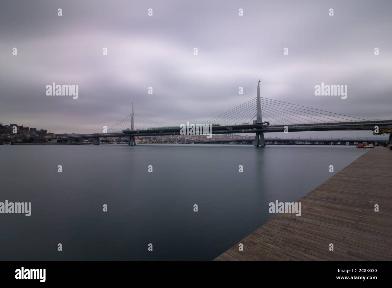 Halic Metro Bridge in Istanbul Stock Photo - Alamy