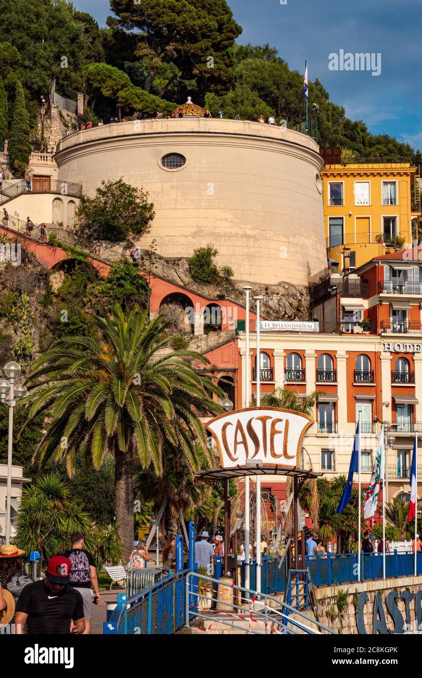 Bellanda Tower in the city of Nice - CITY OF NICE, FRANCE - JULY 10 ...