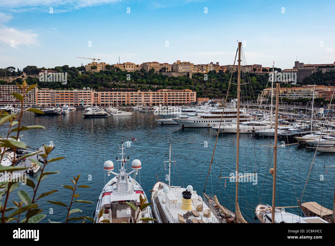 Harbor of Monte Carlo in Monaco - CITY OF MONTE CARLO, MONACO - JULY 11 ...