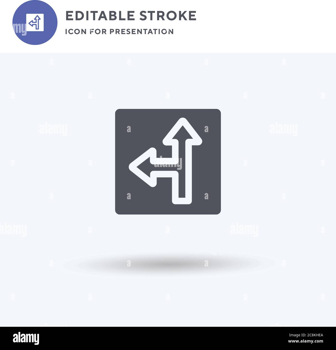 Traffic Signal icon vector, filled flat sign, solid pictogram isolated ...