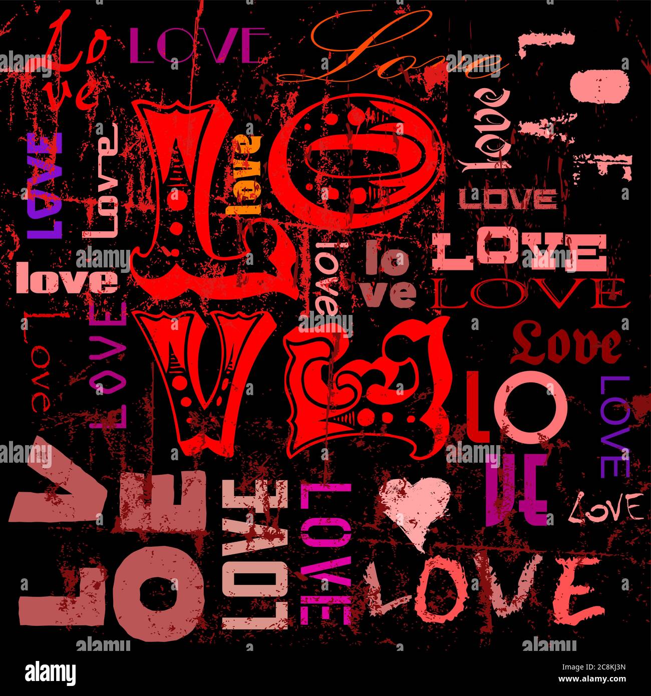 Lovely words Stock Vector Images - Alamy