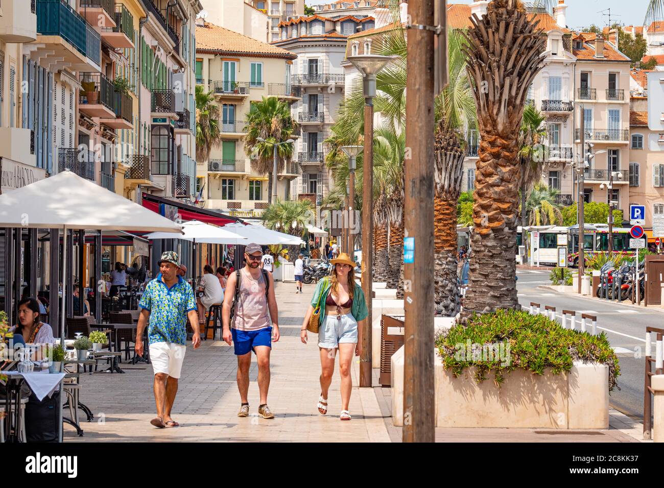 People walking along the Croisette Promenade in Cannes - CITY OF CANNES ...