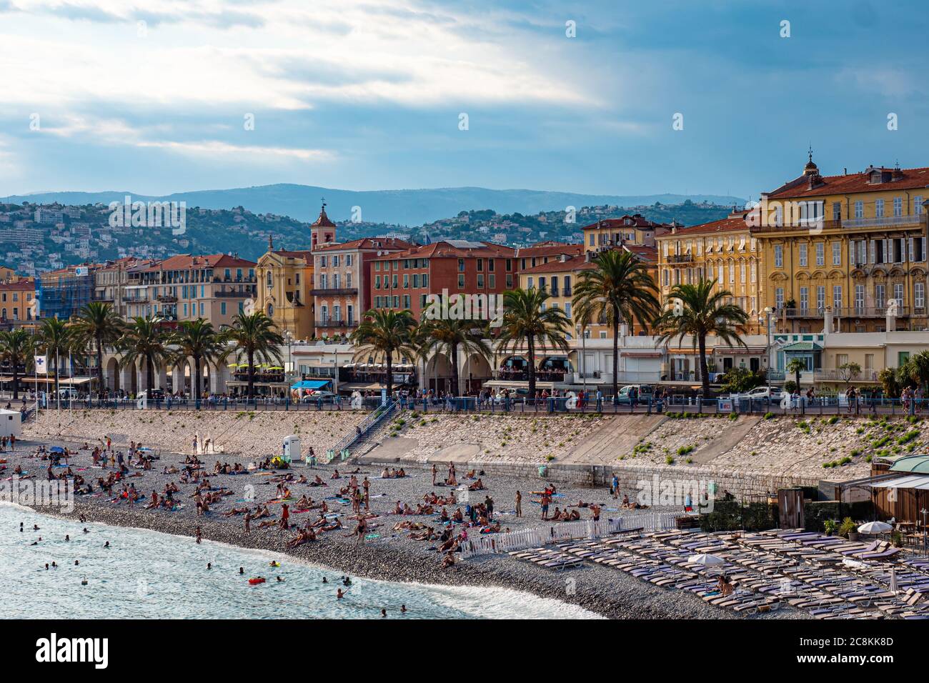 Beautiful seafront of Nice at the Cote D Azur - CITY OF NICE, FRANCE ...