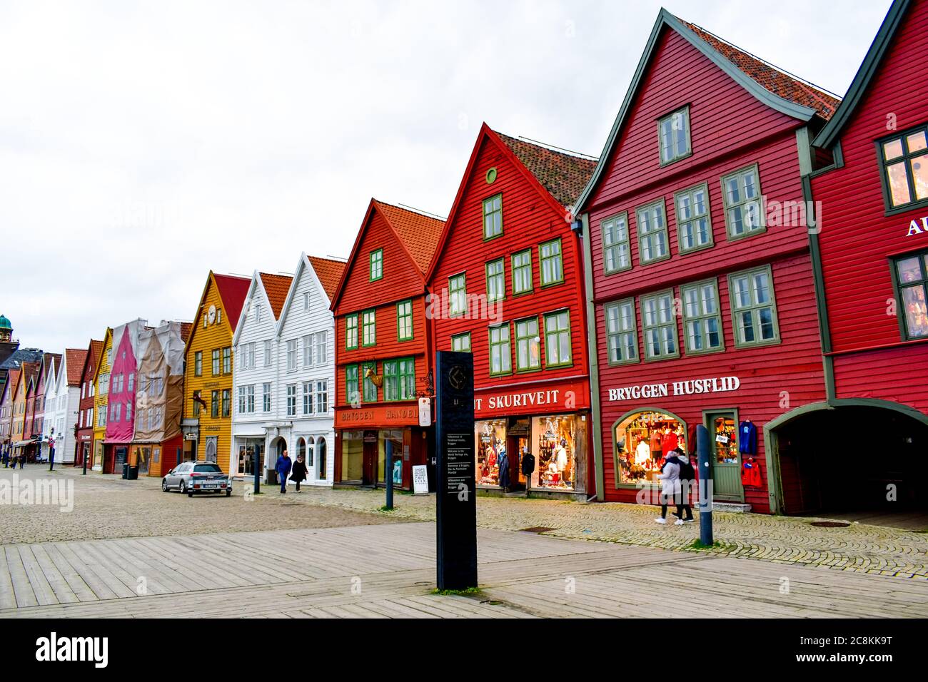 Bryggen in Bergen Stock Photo - Alamy