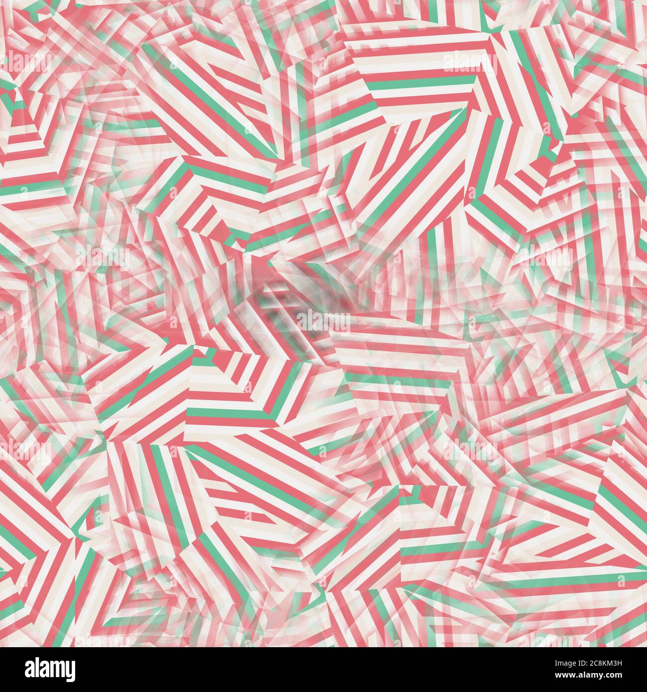 Seamless geo pattern jumbled colorful shapes Stock Photo - Alamy