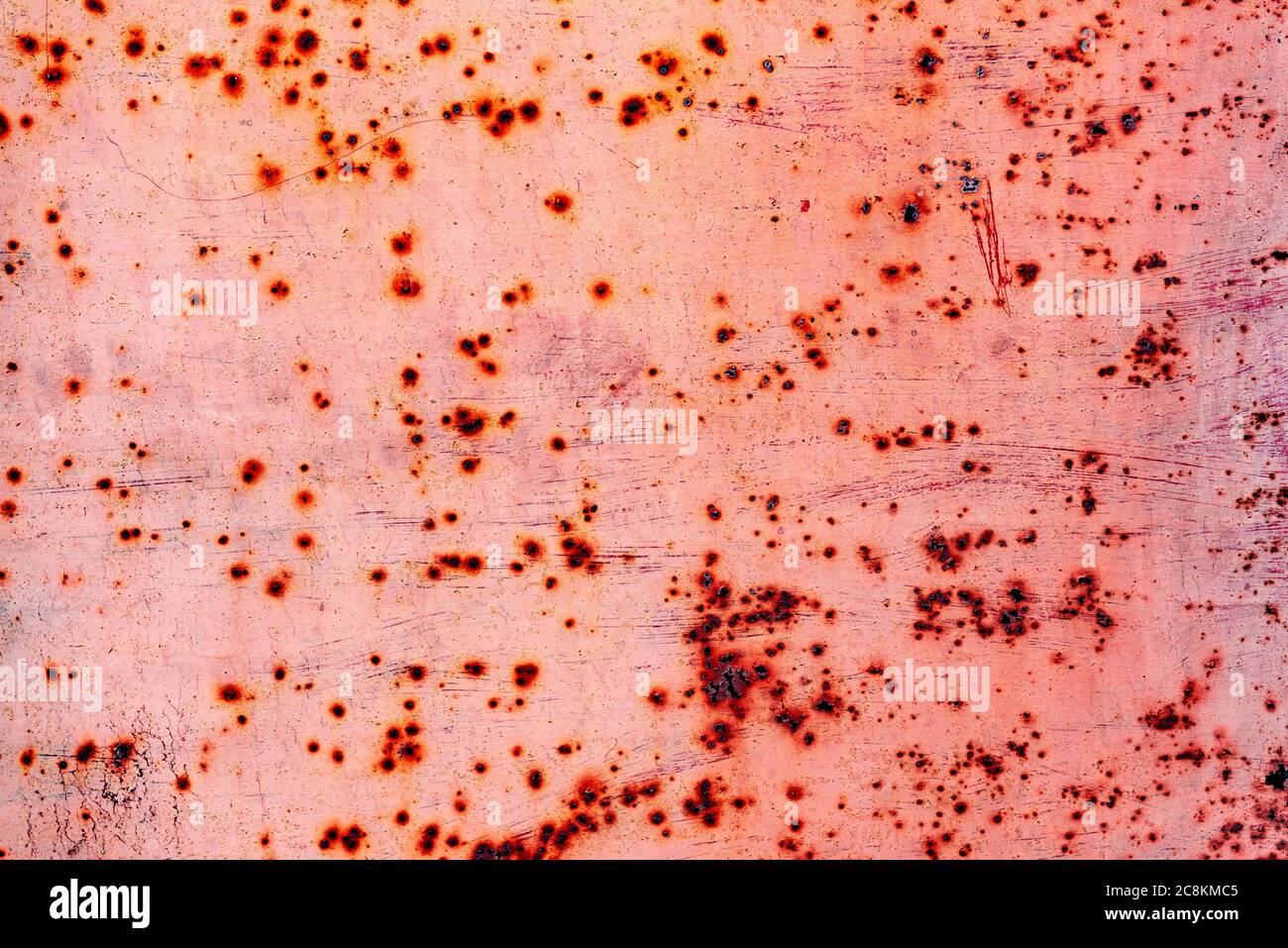 Background or structure of red metal or steel Stock Photo - Alamy