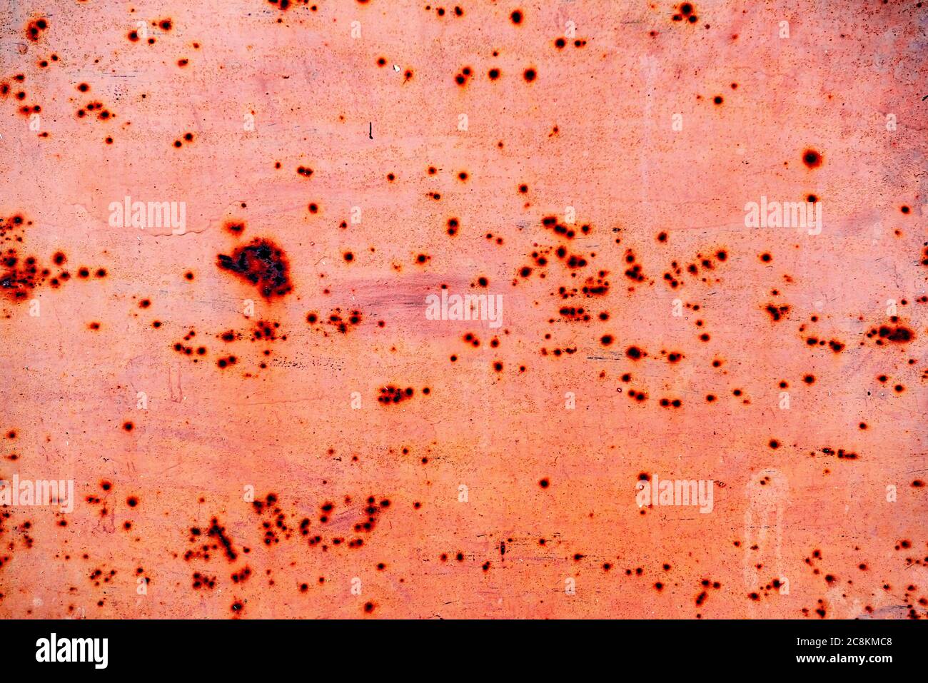 Background or structure of red metal or steel Stock Photo - Alamy