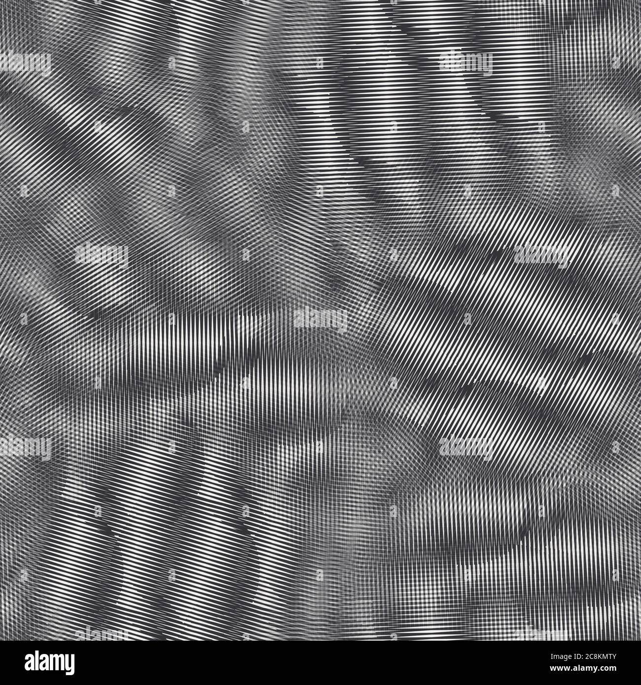 Seamless moire pattern jumbled black white design Stock Photo - Alamy