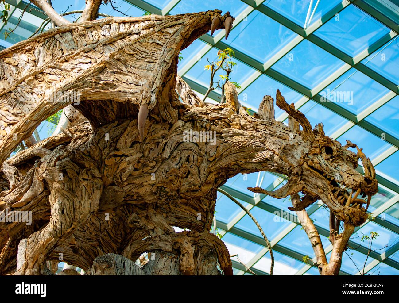 Wood dragon hi-res stock photography and images - Alamy
