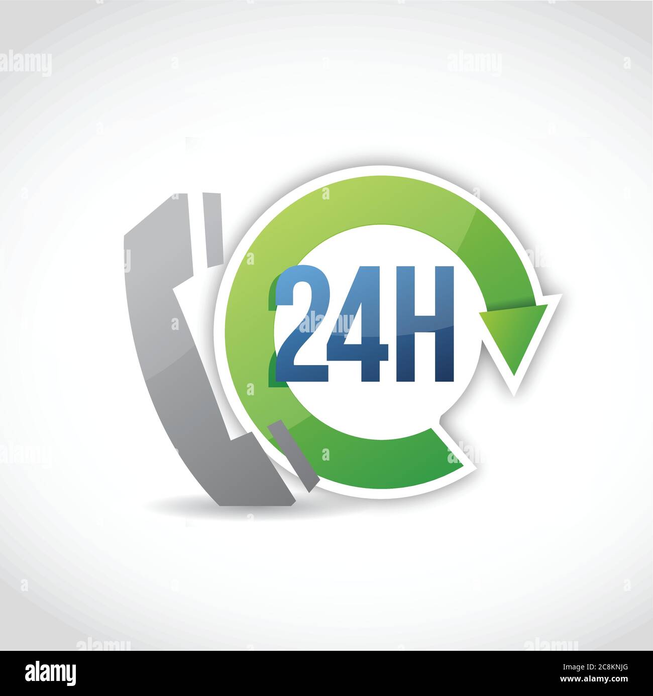 Speaking with a customer Stock Vector Images - Alamy