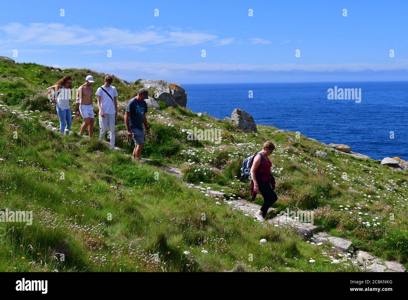 17thJuly National Trust Mayon Cliff's walk between Sennen Cove and Land ...