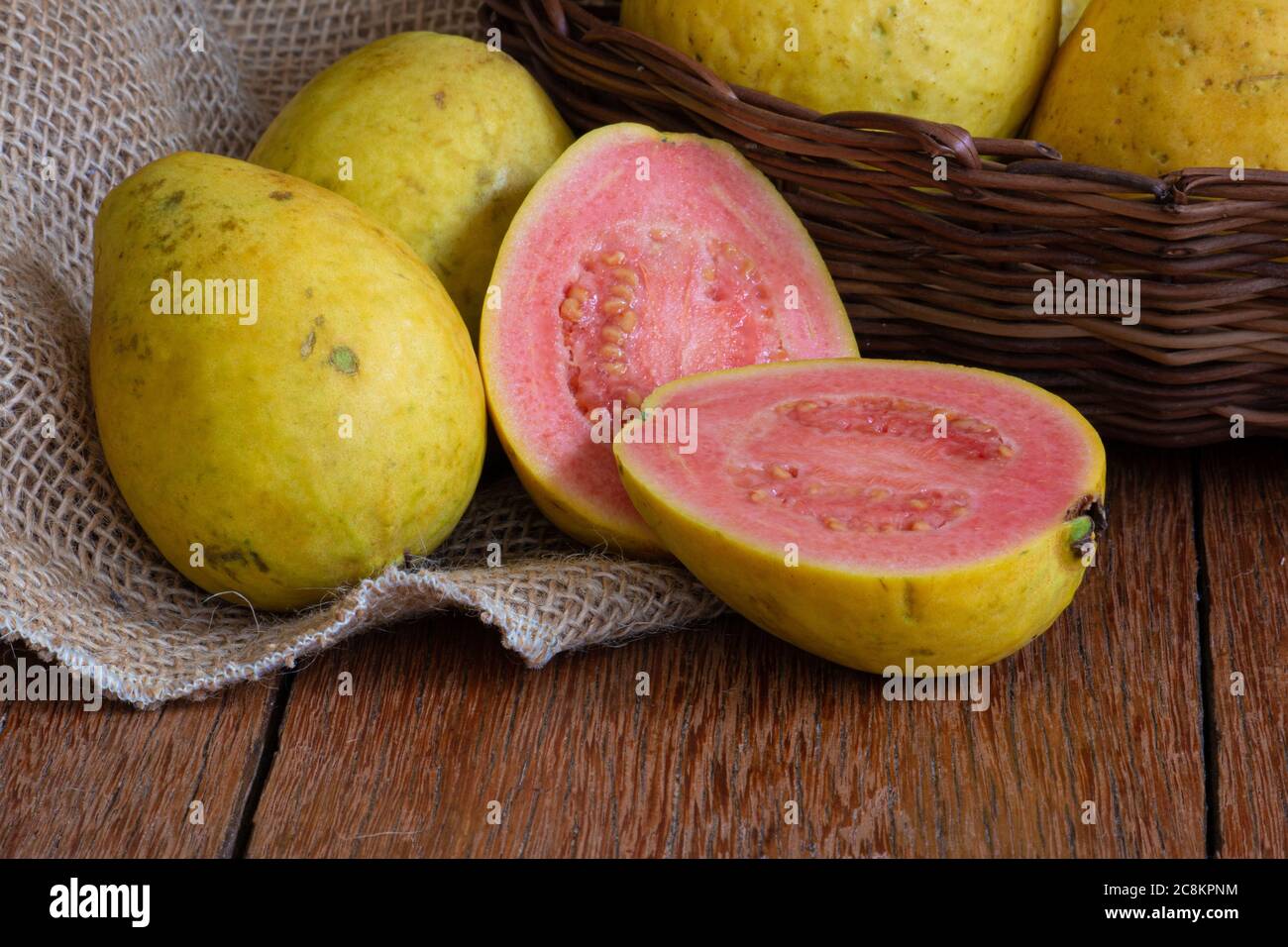 Guava fruit cut hi-res stock photography and images - Alamy