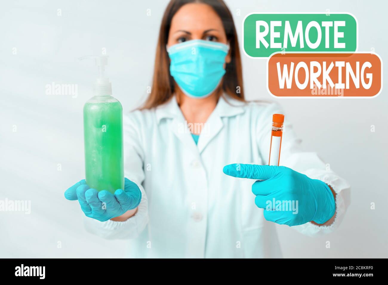 Conceptual hand writing showing Remote Working. Concept meaning style ...