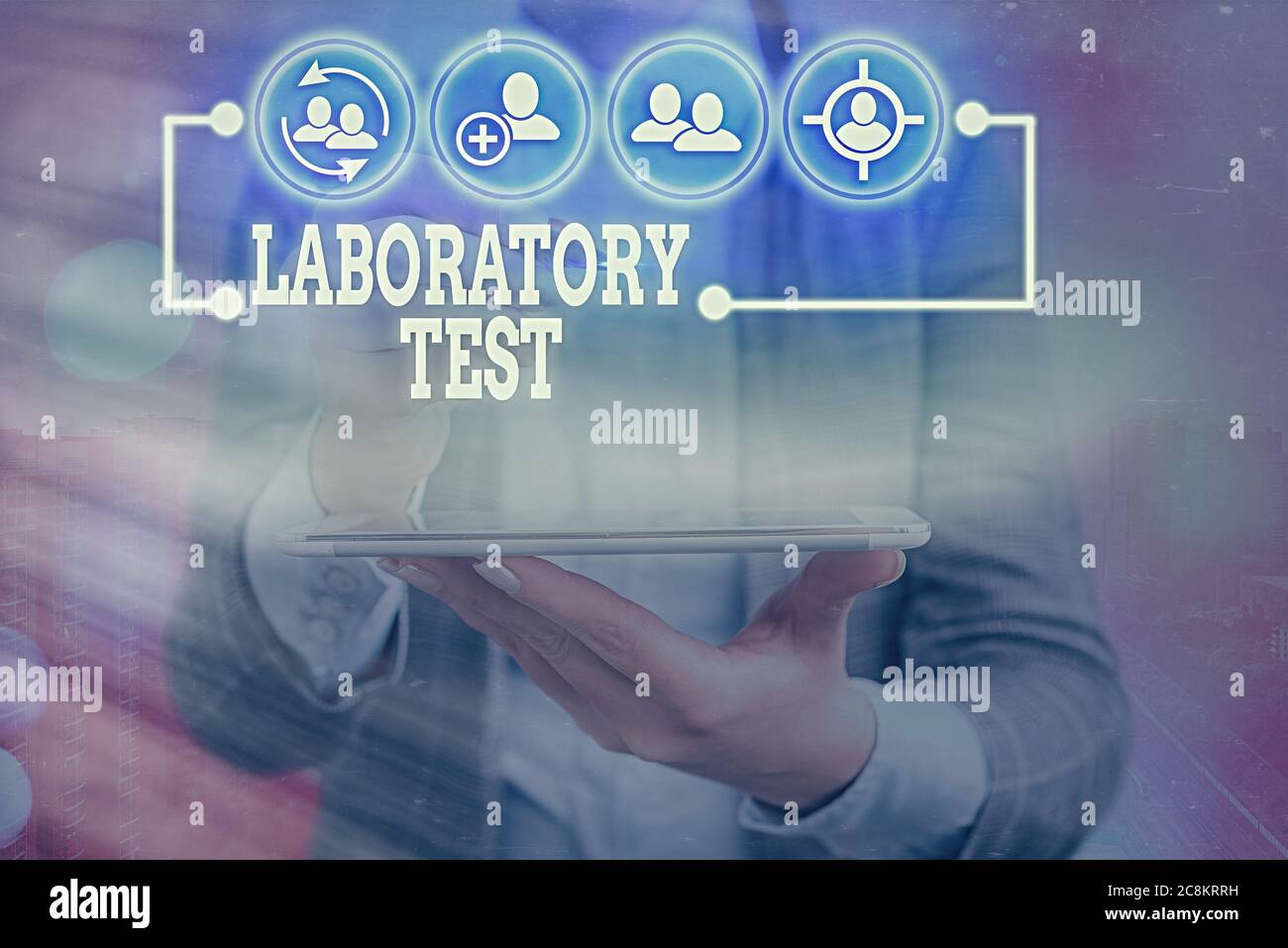 Writing note showing Laboratory Test. Business concept for ...