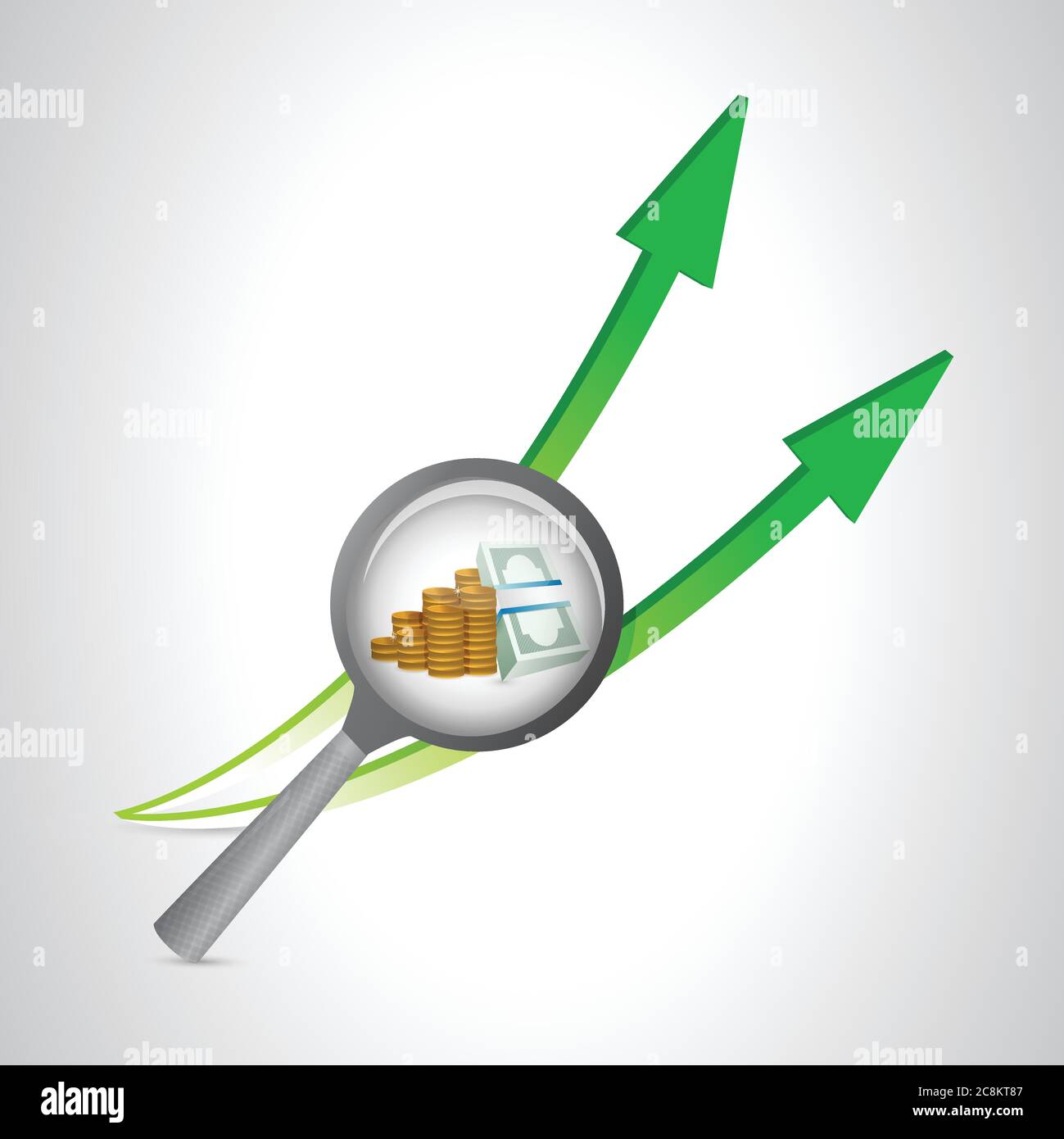 Business graphic chart going up Stock Vector Images - Alamy