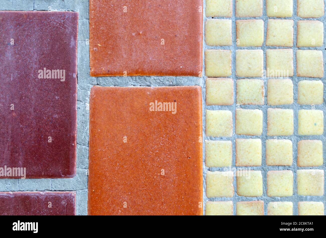 Close-up view of cobbled wall Stock Photo - Alamy