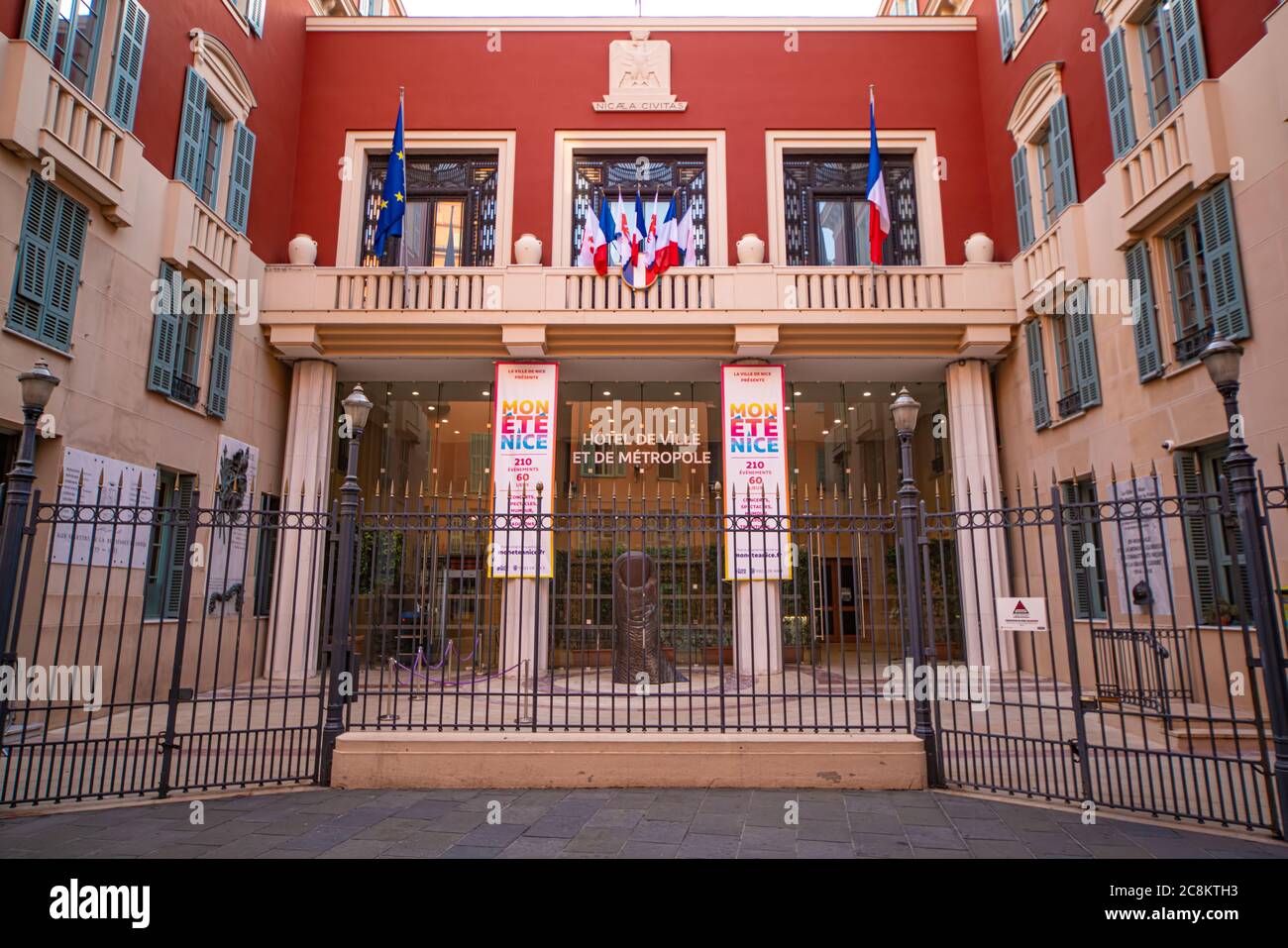 Town Hall of Nice- CITY OF NICE, FRANCE - JULY 12, 2020 Stock Photo - Alamy
