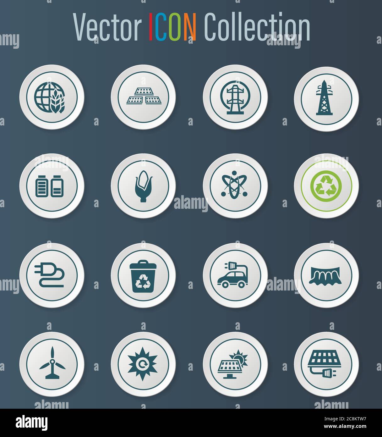 BIO Fuel industry icons set Stock Vector Image & Art - Alamy