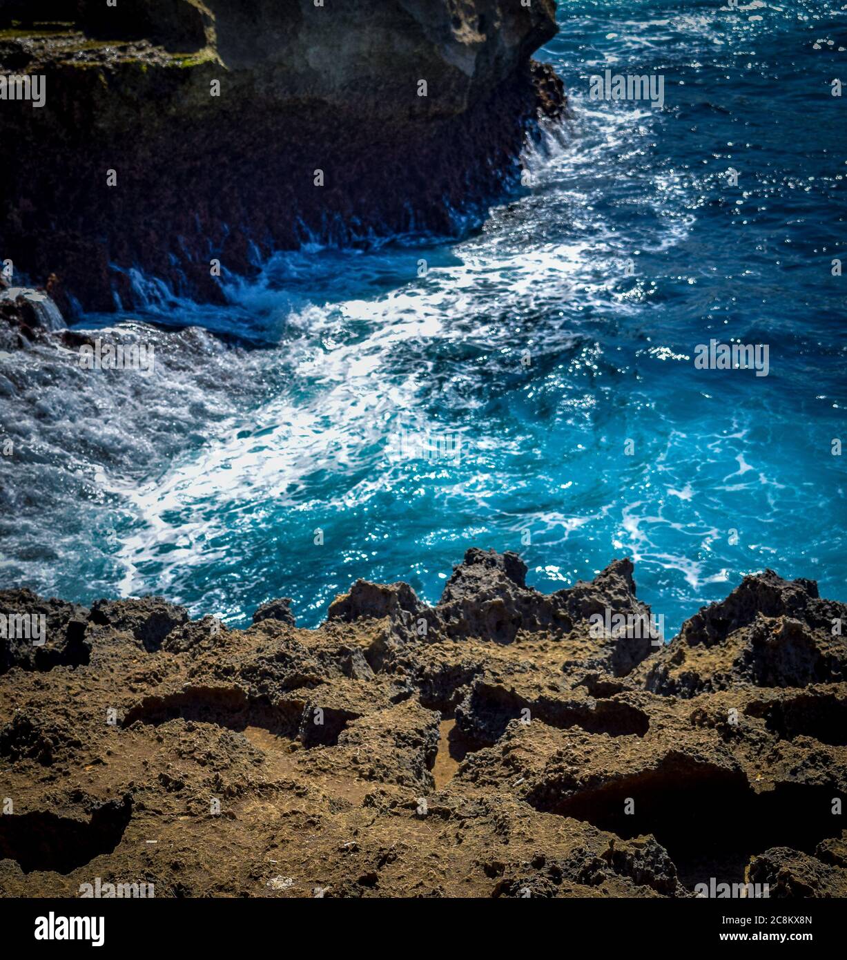 Beautiful Klingking Beach and rocks on the island of Nusa Penida near ...