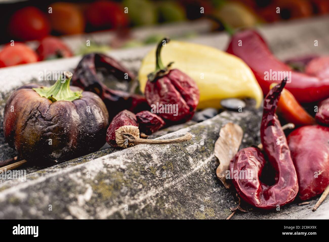 Eggplant carrots bell peppers hi-res stock photography and images - Alamy
